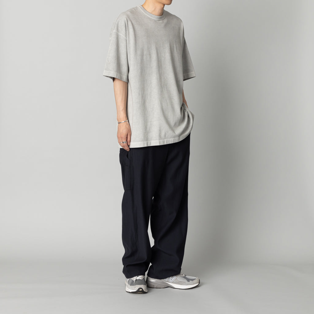 コットンピグメントTシャツ Lグレー – kuros.style